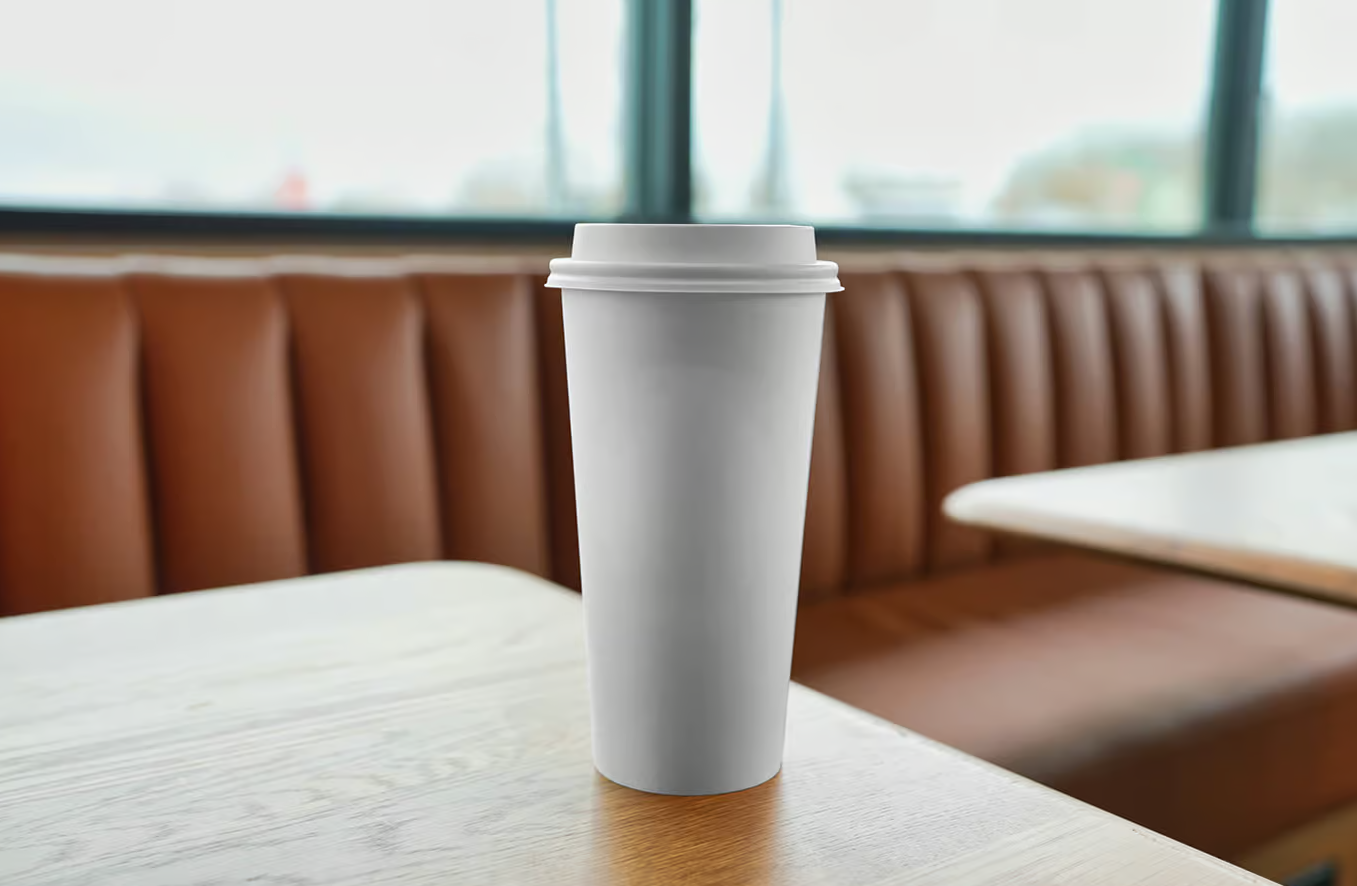 Big Vertical Coffee Cup PSD Mockup: Showcase Your Designs ...