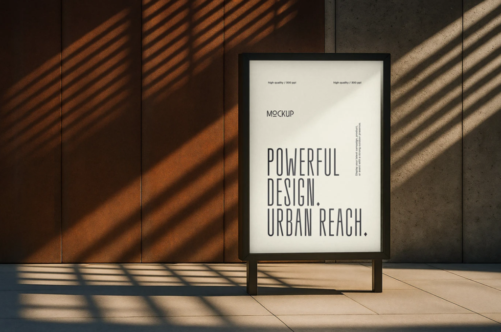 Outdoor Advertising Stand Mockup Campaign Presentation - AP Design Blog